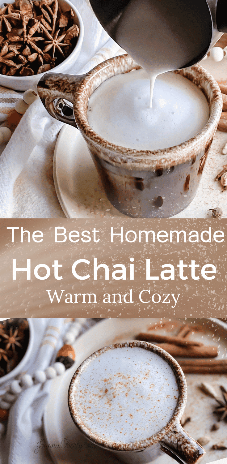 Easy Homemade Chai Tea Latte Recipe: How To Make at Home | Joanna Overly