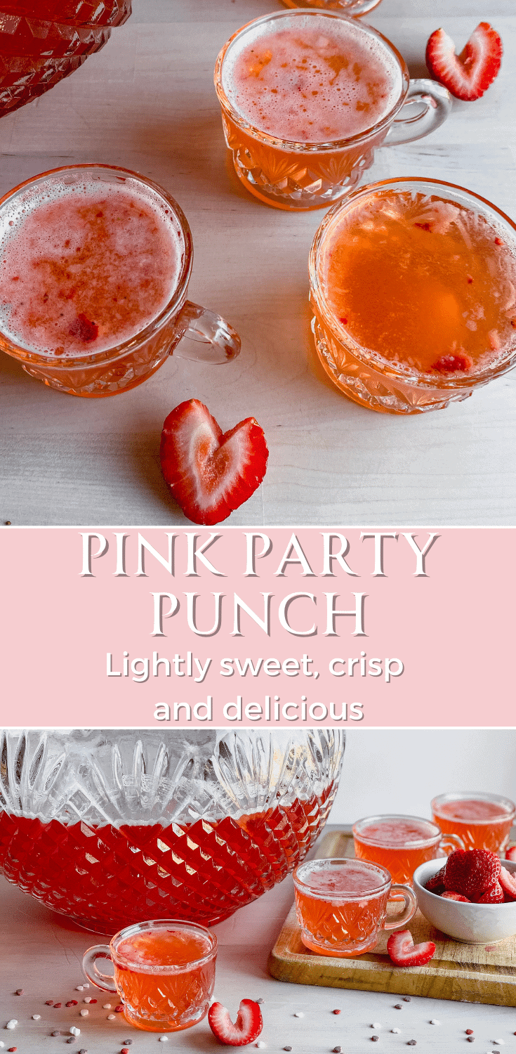 Easy Valentine's Day Pink Punch Recipe for Parties | Joanna Overly
