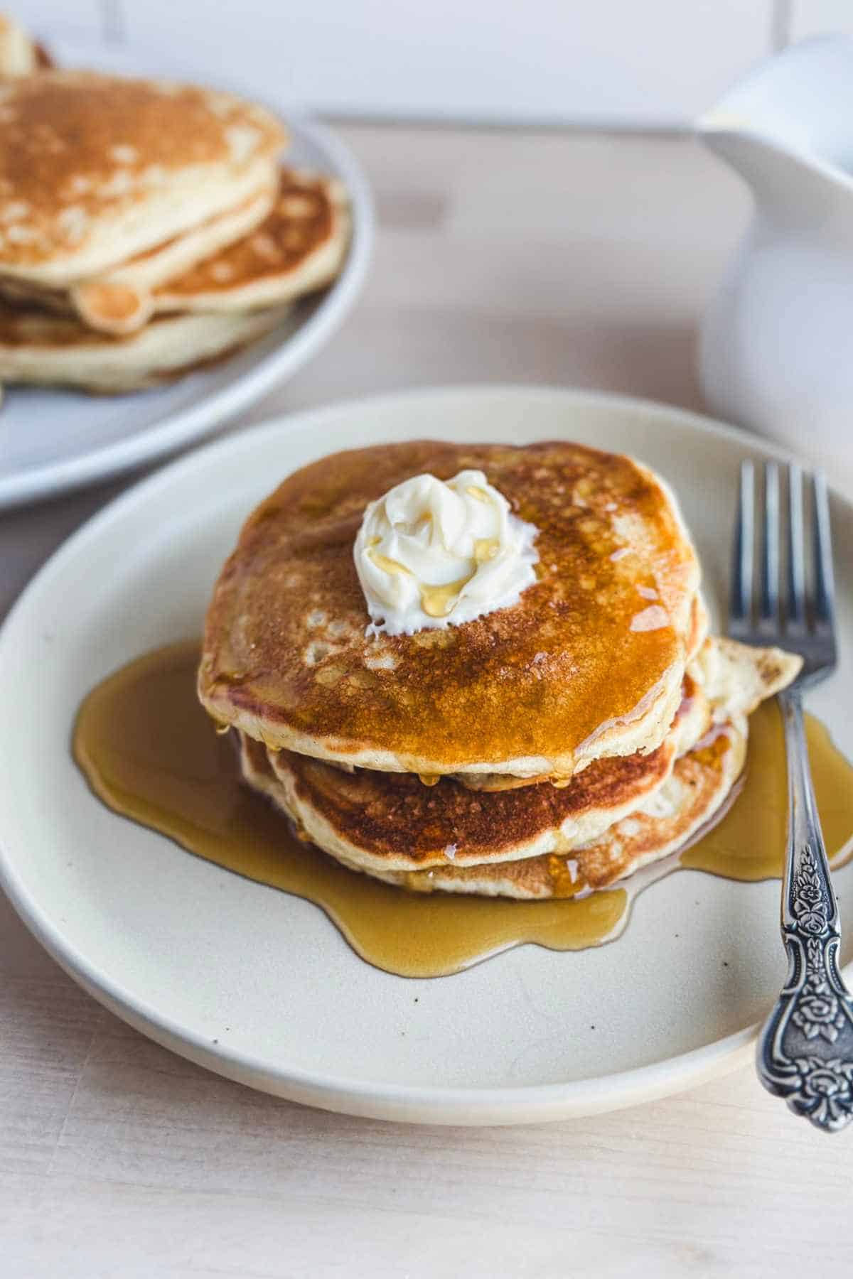 The Best Gluten Free Sourdough Discard Pancakes | Joanna Overly